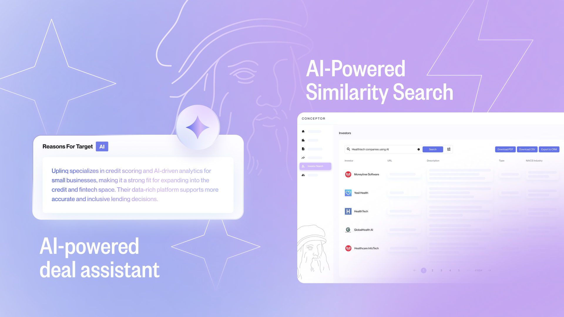 Conceptor – AI M&A Sourcing Tool & Investment Banking Software